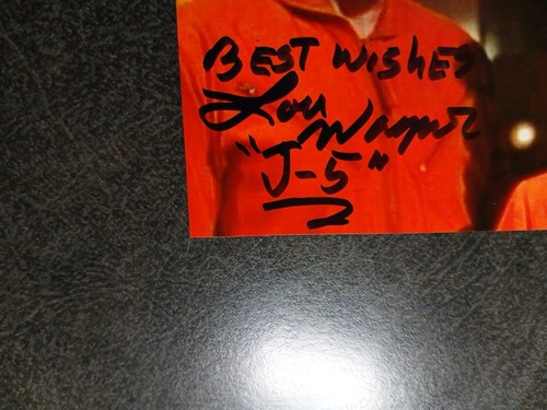 LOU WAGNER As J-5 Hand Signed Autograph 4X4 PHOTO -FAMOUS ACTOR - LOST ...