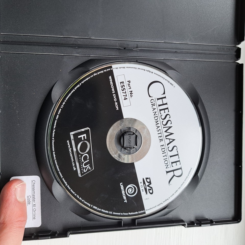 Chessmaster Grandmaster Edition PC Game DVD ROM Tested Retro Ubisoft ...