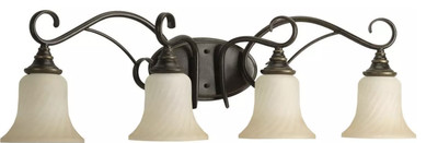 Progress P2786-77 FOUR LIGHT BATH - FORGED BRONZE - UNOPENED BOX, NEW ...