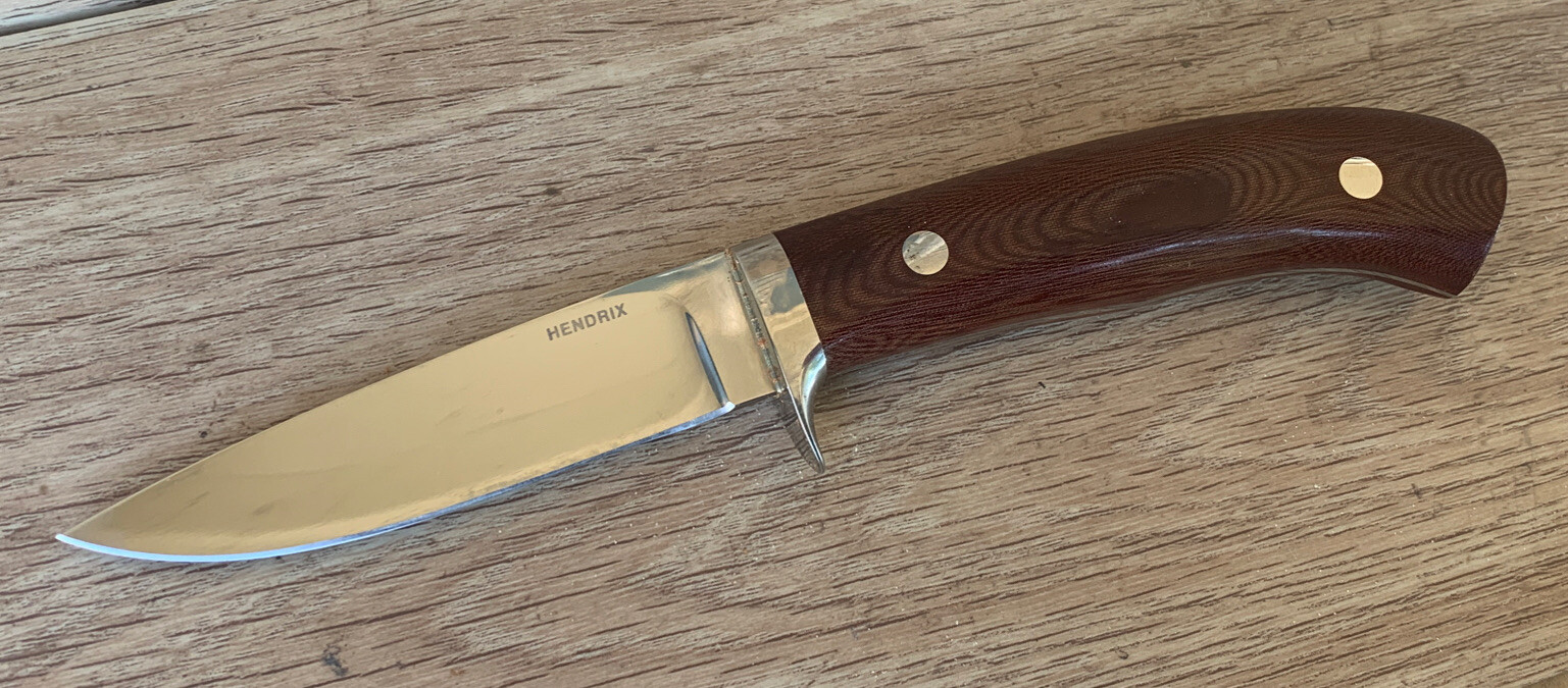 Wayne Hendrix Custom Handmade Loveless Style Drop Point Hunting Knife ...