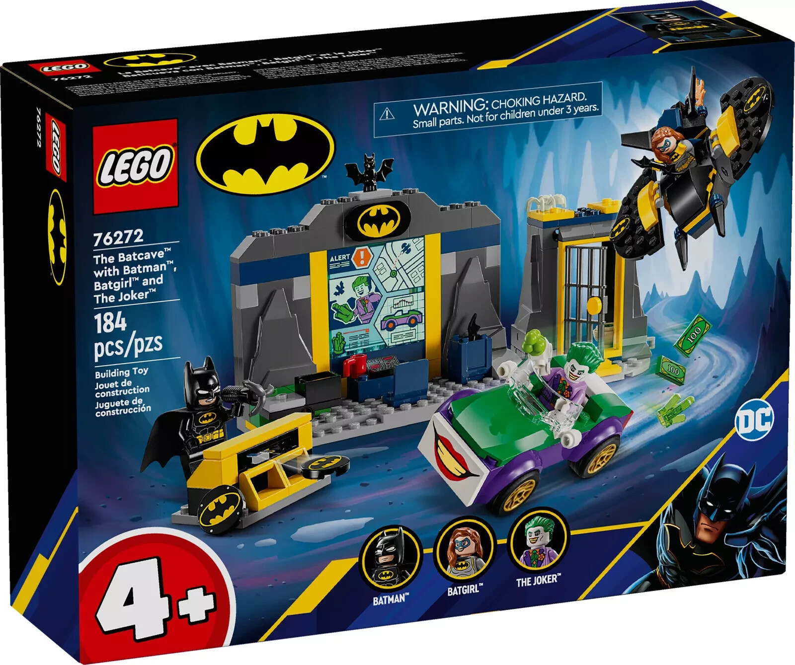LEGO DC Batman: The Batcave with Batman, Batgirl & The Joker 76272 ...