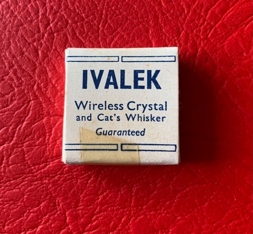 LAST ONE Ivalek Wireless Radio Crystal Cats whisker NOS Unopened Box ...