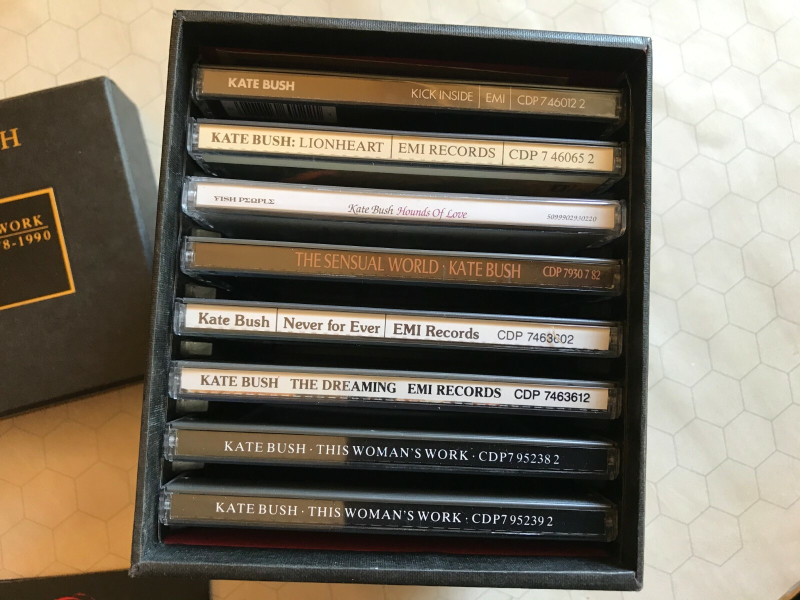 Rare KATE BUSH This Woman's Work Anthology 8 CD 1990 BOX SET 1978-1990 ...