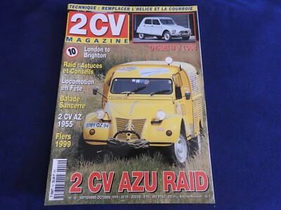 revue 2CV magazine n°10 la 2CV AZU raid | eBay