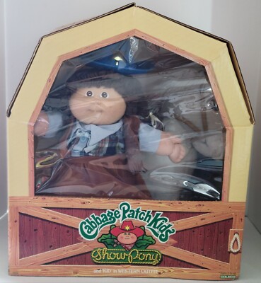 Cabbage Patch Kids Show Pony And Kid In Western Outfit Sabrina Diandra ...