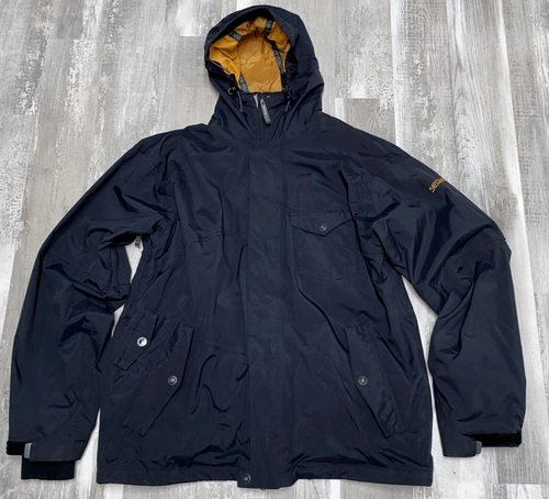 Sessions Jacket Mens XL Black Recco Ski Snowboard Full Zip Snow Hooded ...