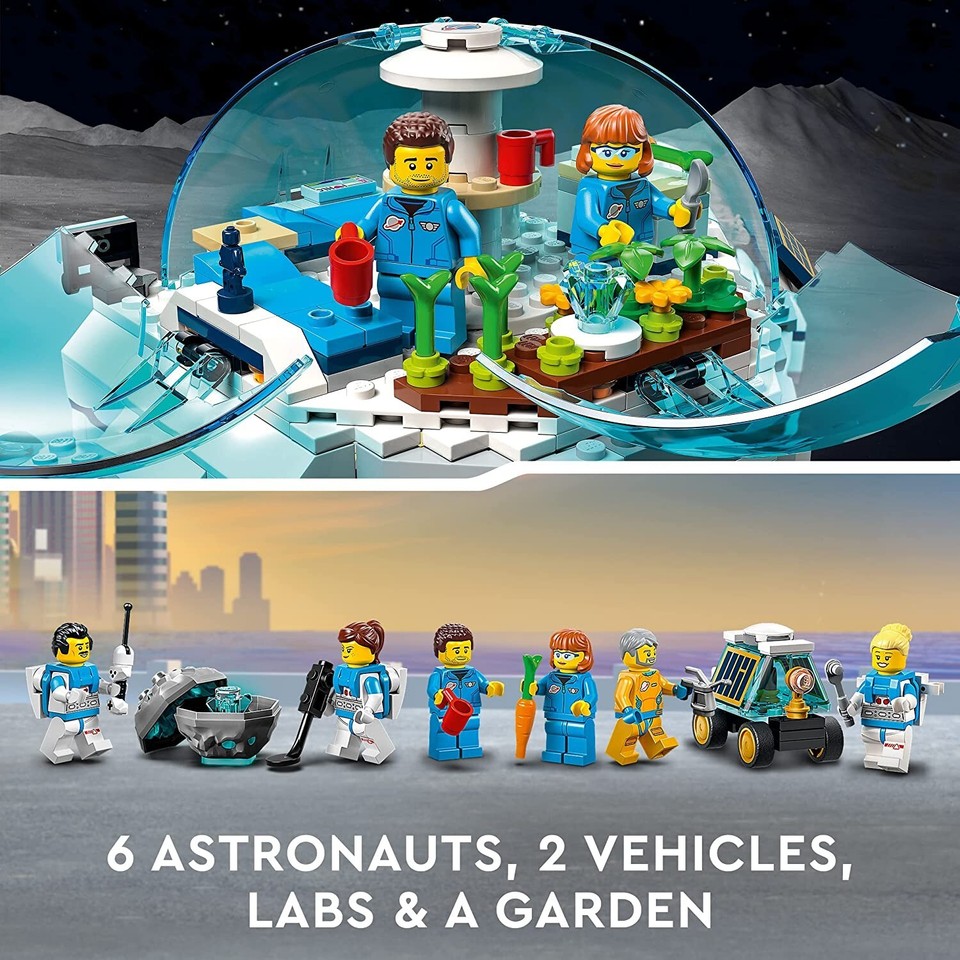 LEGO 60350 City Lunar Research Base Outer Space Set NASA Inspired ...