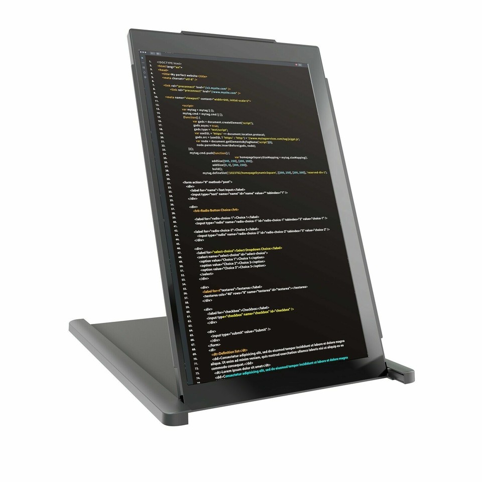 Mobile Pixels Duex Pro - Version 2.0 Portable Monitor for Laptops 12.5 ...