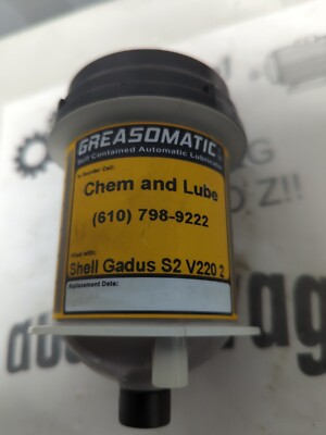 GREASOMATIC,SHELL GADUS S2 V220 2,AUTOMATIC LUBRICATOR NOS | eBay