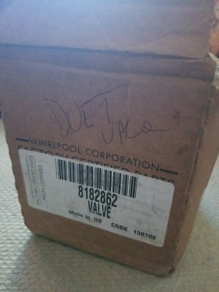 Whirlpool Maytag Kenmore Washer Water Inlet Valve 8182862 WP8182862 | eBay