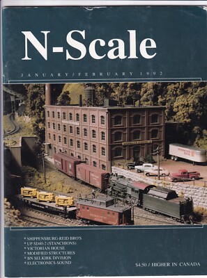N-Scale Magazine January - February 1992 Railroading Modeling | eBay