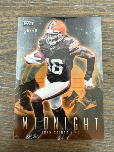 2024 Topps Midnight #23 Josh Cribbs Summer Solstice #/50 | eBay