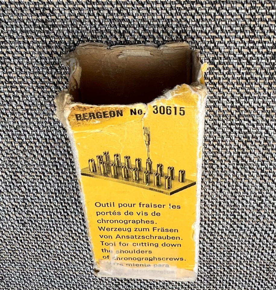 BERGEON 30615 - Screw Shoulder Undercutter End-mill chronograph ...