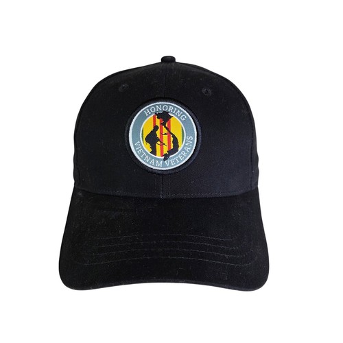 USAA Honoring Vietnam Veterans 2023 Black Adjustable Strapback Hat Cap ...