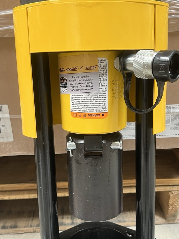 PARKER 82C-061L Hydraulic Hose Crimping Machine 1 1/4" Max Hydraulic ...