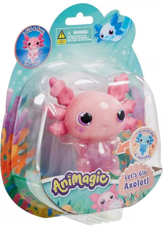 Goliath Animagic Let's Glo Axolotl Pink New Sealed | eBay