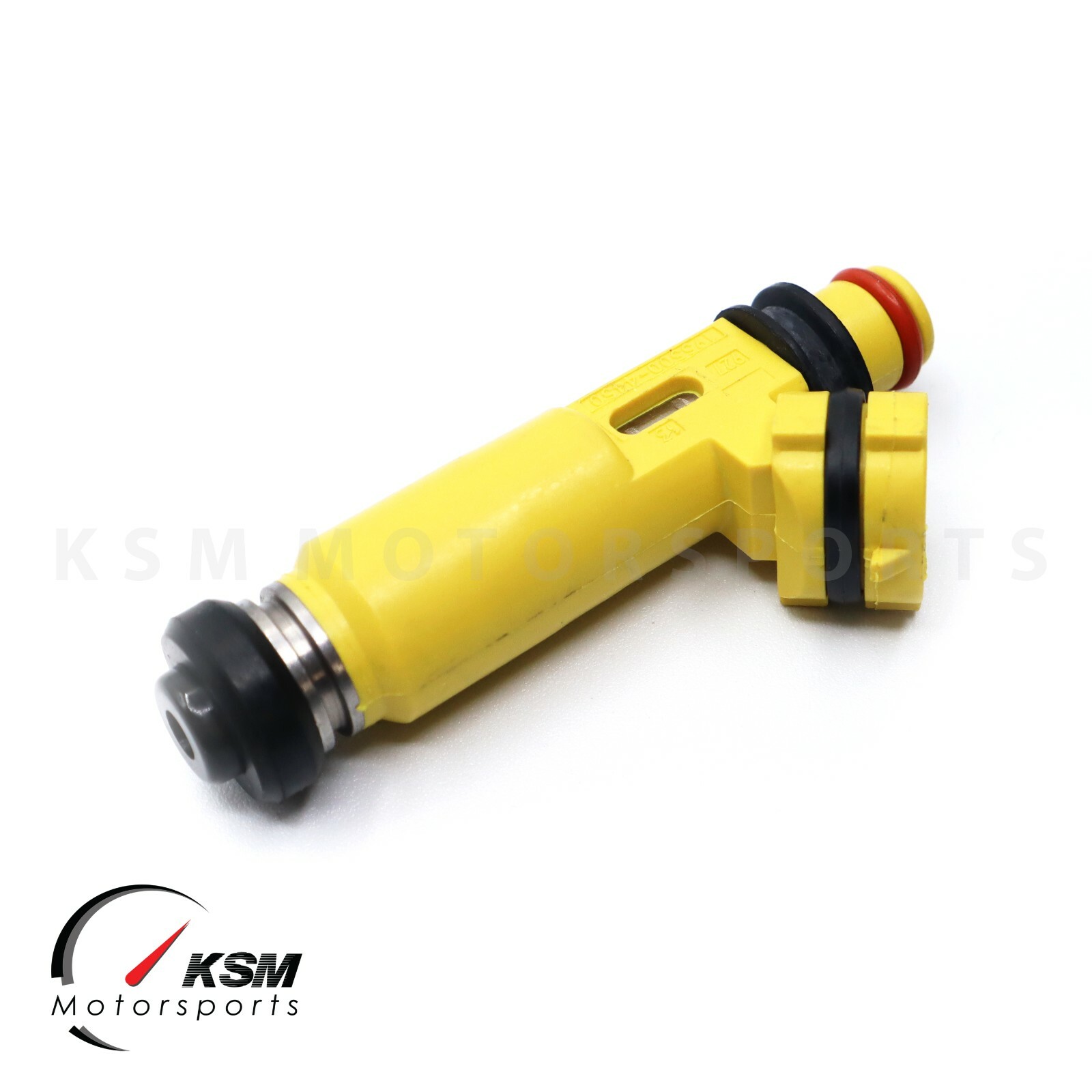 4x 450cc fuel injectors fit MAZDA yellow OEM 04-08 RX8 RX7 13B Miata ...