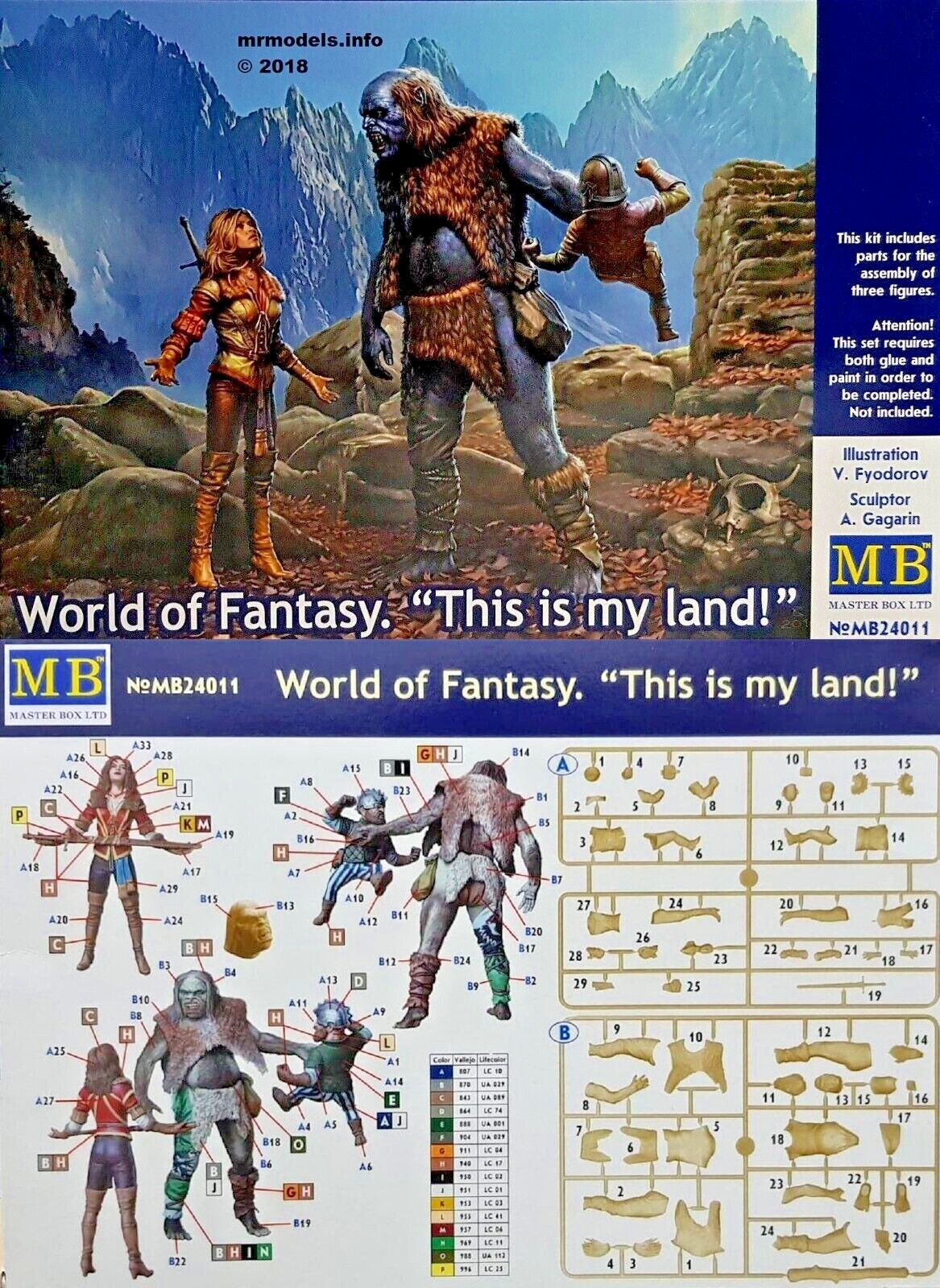 Master Box 1/24 Figure Figures New Plastic Model Kit 1 24 MasterBox Mr ...