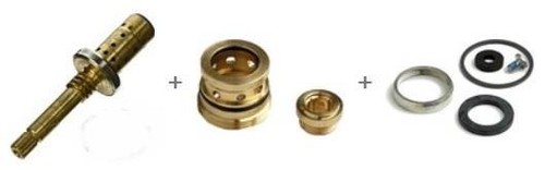 COMPLETE REBUILD KIT FOR SYMMONS TEMPTROL TA10 TA9 TA4 WITH STEM SEAT ...