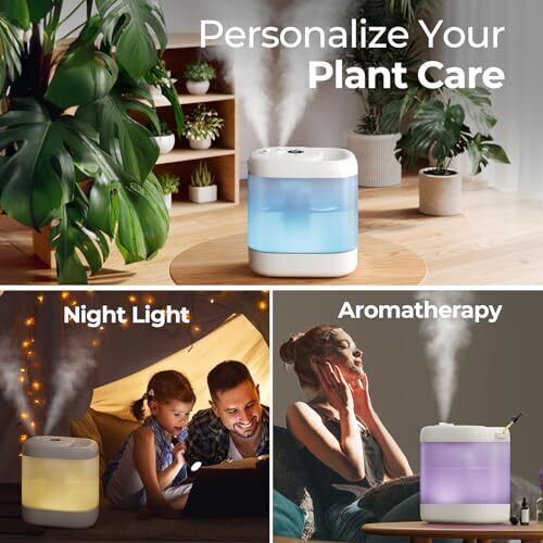 Homvana Humidifier, Super Easy to Clean 5L Top Fill Auto Adapt Cool ...