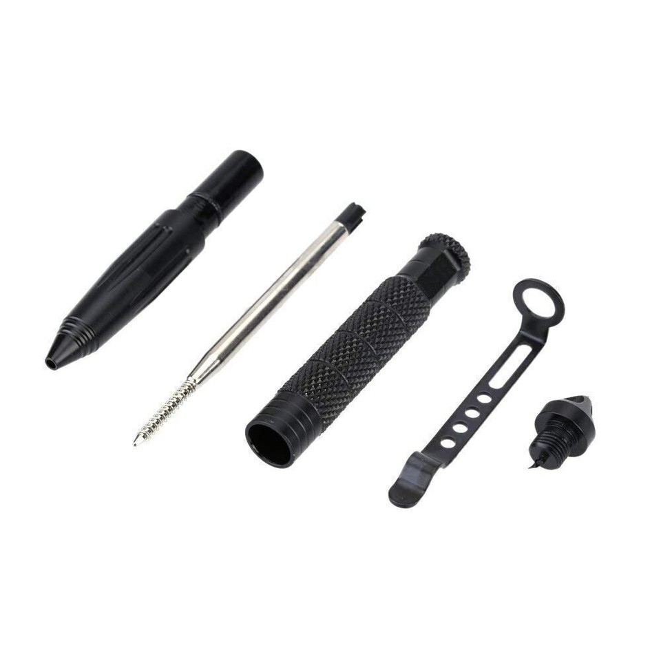 Durable EDC Pocket Action Ball Pen Clip Police Pen Student Stationery ...