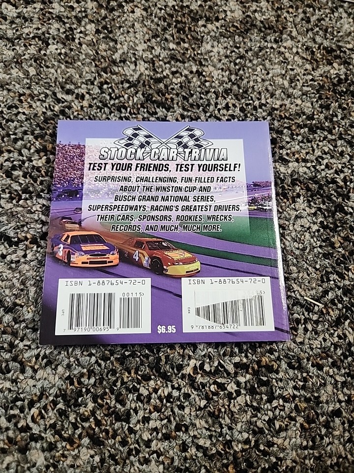 Stock Car Trivia Book Fast Facts For Racing Fans! By Angie Mayes | eBay