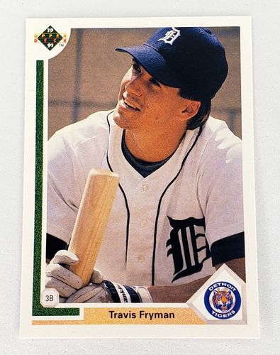 1991 Upper Deck Baseball Travis Fryman RC #225 Detroit Tigers Rookie | eBay