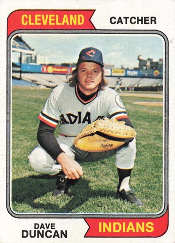 Dave Duncan Cleveland Indians 1974 Topps Baseball Card #284 | eBay