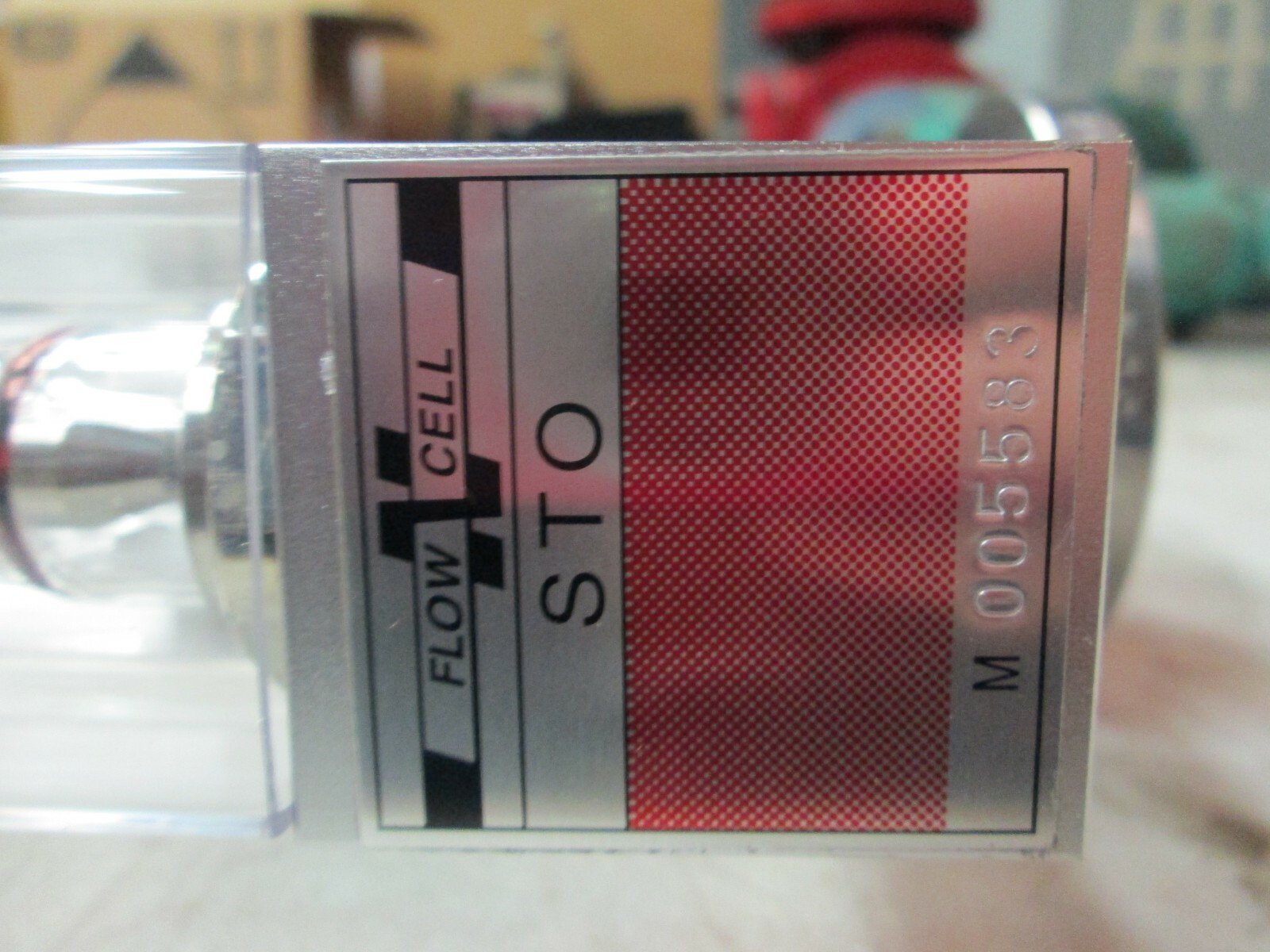 Nippon Flow Cell STO 1cP L/Min Pure Water 1.0G/CM W/ Needle Valve ...