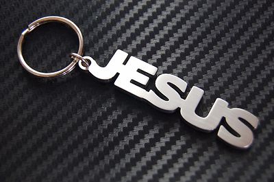 JESUS Keyring Keychain Key Fob Stainless Steel Name Gift | eBay UK