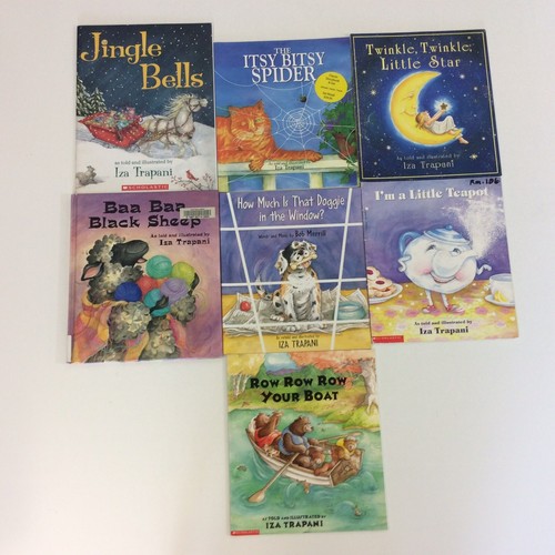 Iza Trapani Itsy Bitsy Spider Twinkle Baa Preschool 7 Picture Book Lot ...