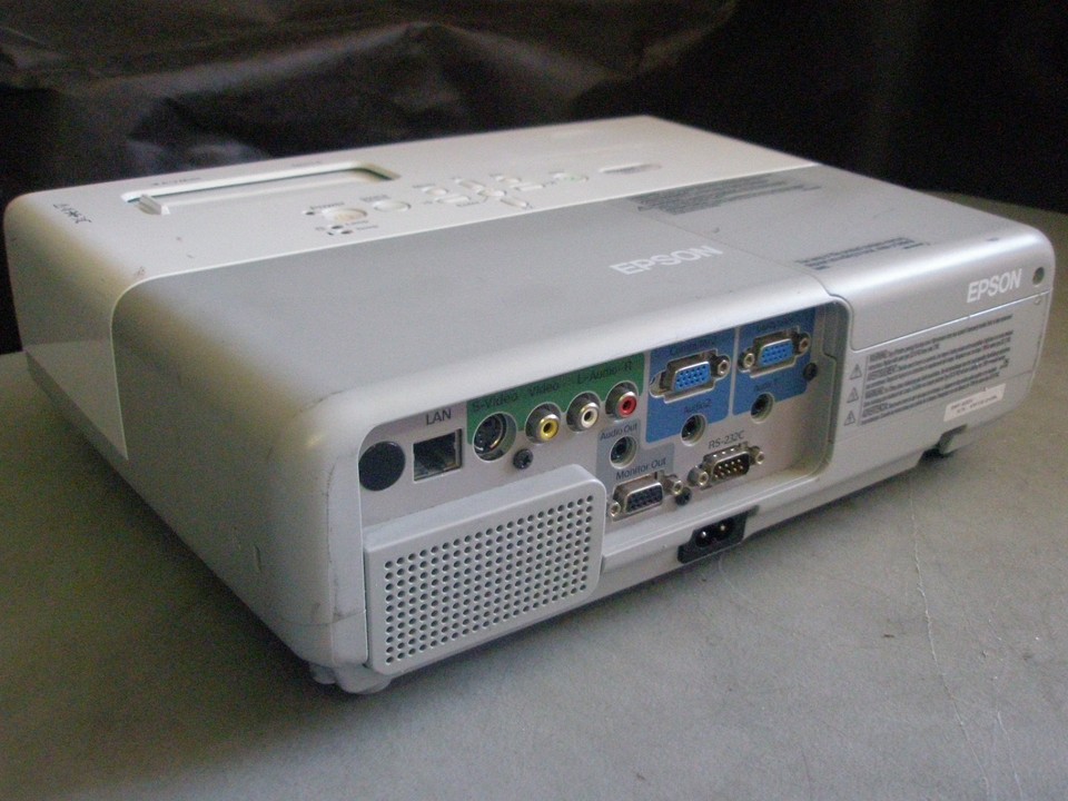 EPSON POWERLITE 822+ XGA LCD PORTABLE PROJECTOR, NEW FACTORY LAMP ...