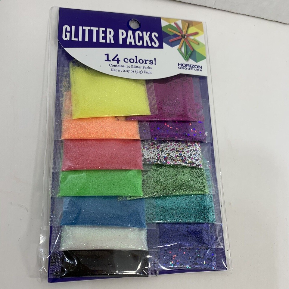 Glitter Packs 30 Color Lot Paper Craft Art Project Glitter Sparkle ...