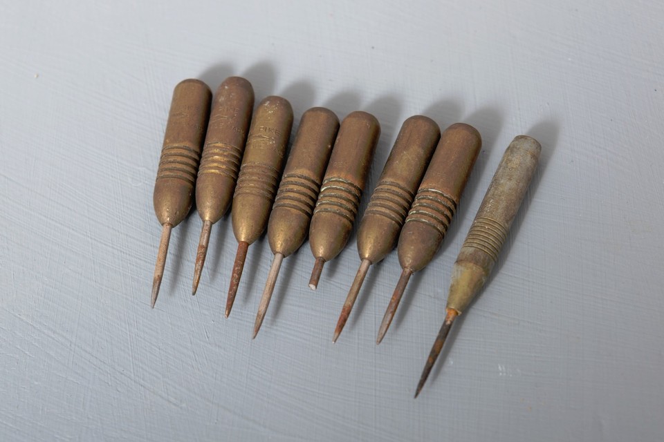 Mixed Bundle of 35 Vintage Brass Darts - Used | eBay UK