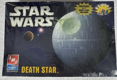 NEW Star Wars Death Star Model Kit INCLUDES 5X7 Movie Print 2005 AMT ...