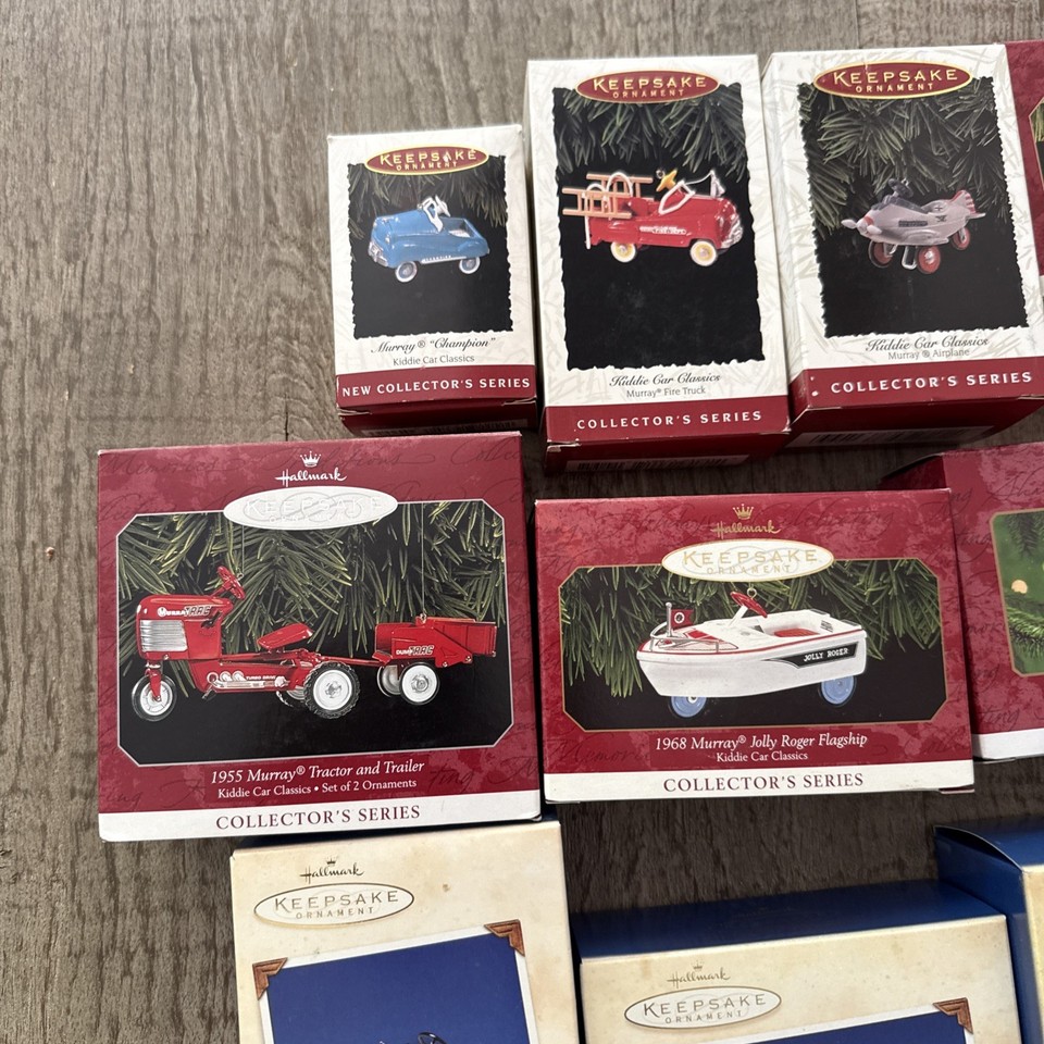 Hallmark Keepsakes Ornament Series Kiddie Car Classics #1-12 | eBay