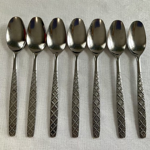 7pc Set Towle SCC Supreme KALEIDESCOPE Stainless Teaspoon Lattice ...