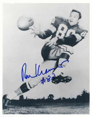 Ron Kramer 1962 NFL Green Bay Packers Signed Autographed Auto 8x10 ...