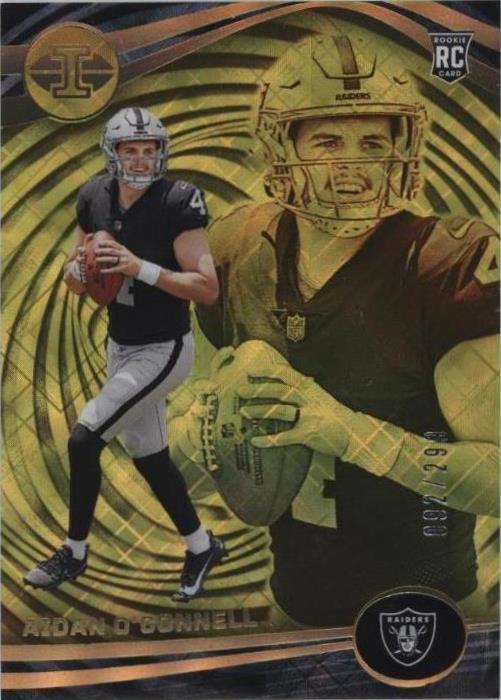 2023 Panini Illusions - Aidan O'Connell #59 Yellow Diamond /299 (RC ...