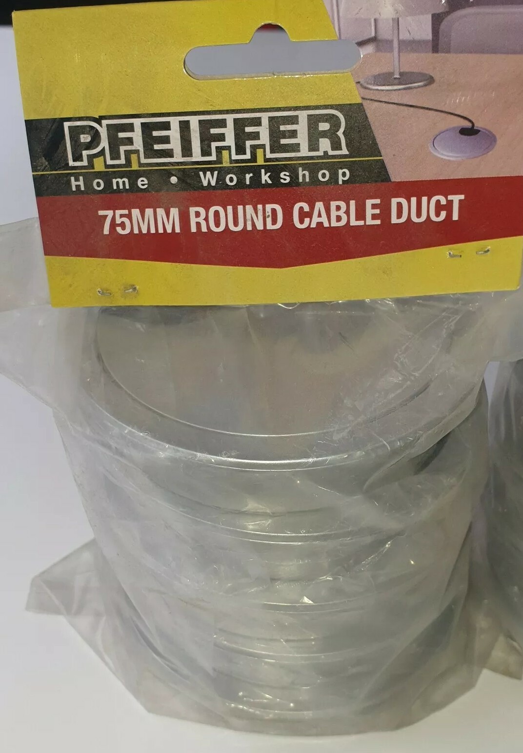 Pfeiffer ROUND CABLE DUCT 75mm - 5 Pieces - SATIN NICKLE - 4020883 ...