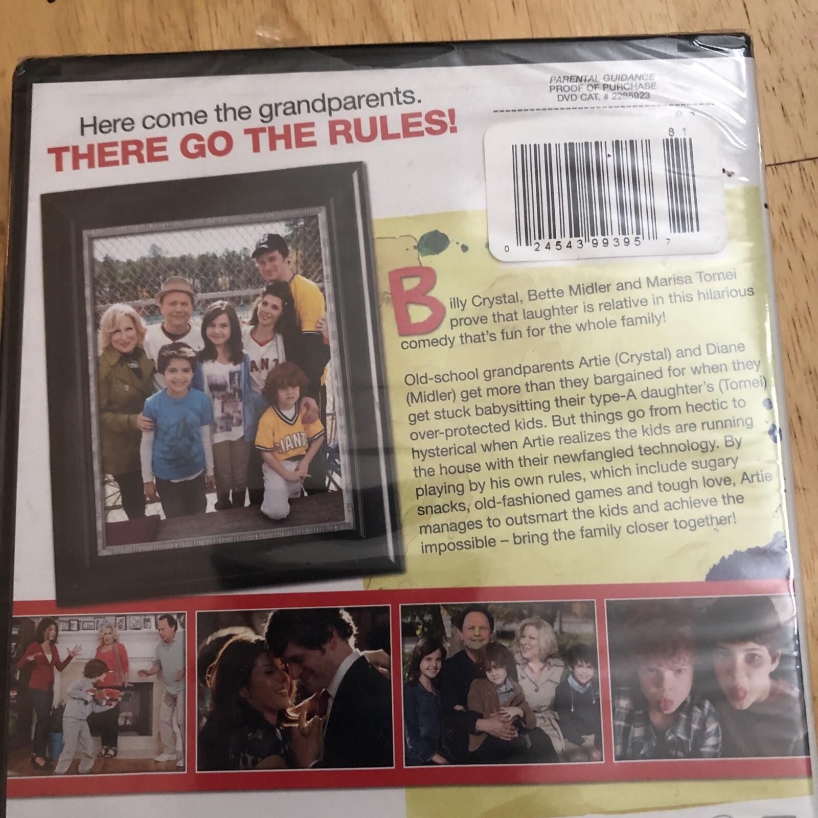 Parental Guidance DVD Billy Crystal,Marisa Tomei, Bette Midler Factory ...