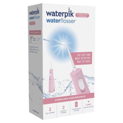 Waterpik Waterflosser Cordless Express Pink | eBay Australia