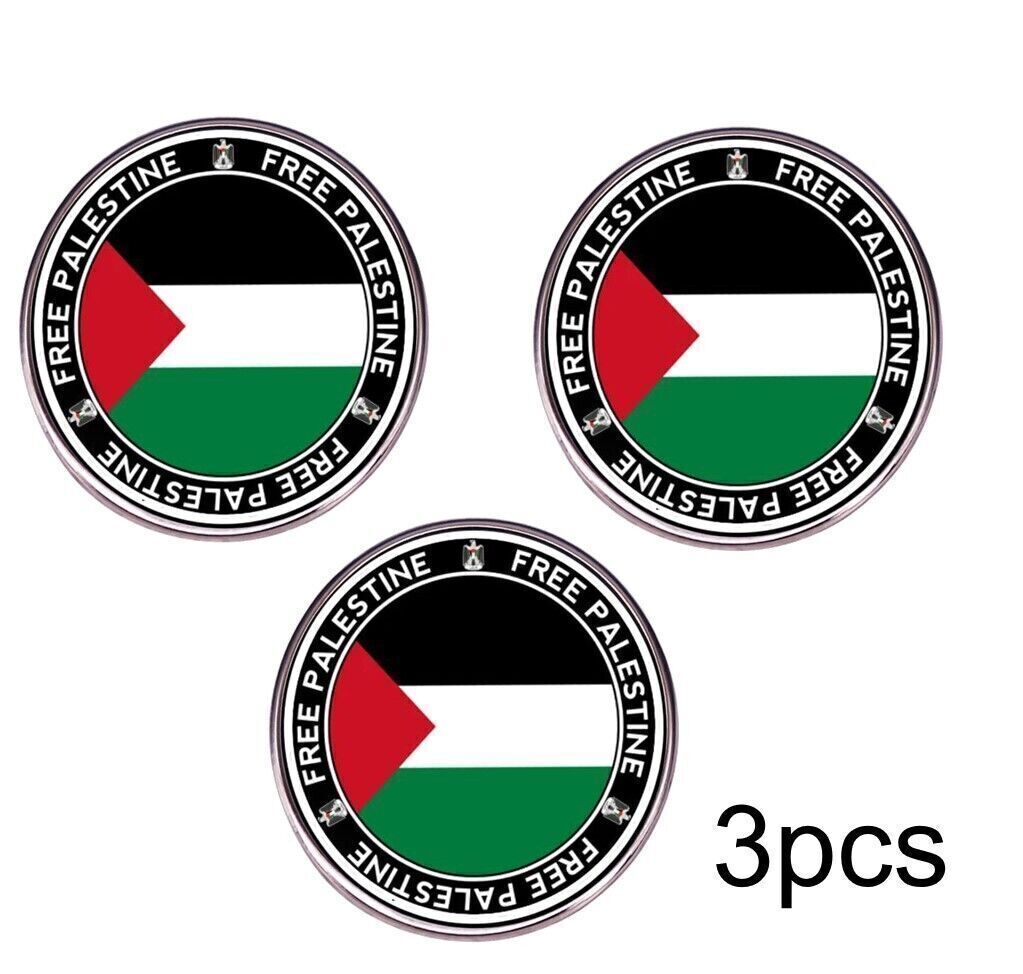 3x Free Palestine National Enamel Brooch Palestinian Flag Pin Badge ...