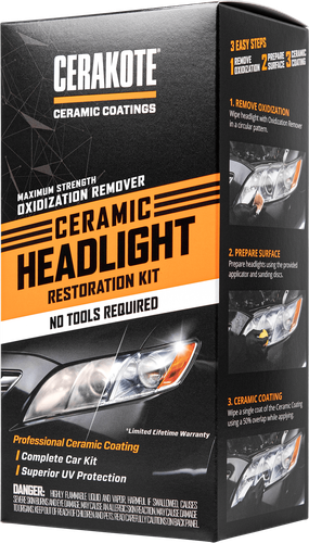CERAKOTE® Ceramic Headlight Restoration Kit - Maximum Strength ...