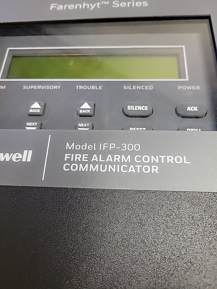 Silent Knight IFP-300 Fire Alarm Control Panel BLACK. EUC. | eBay