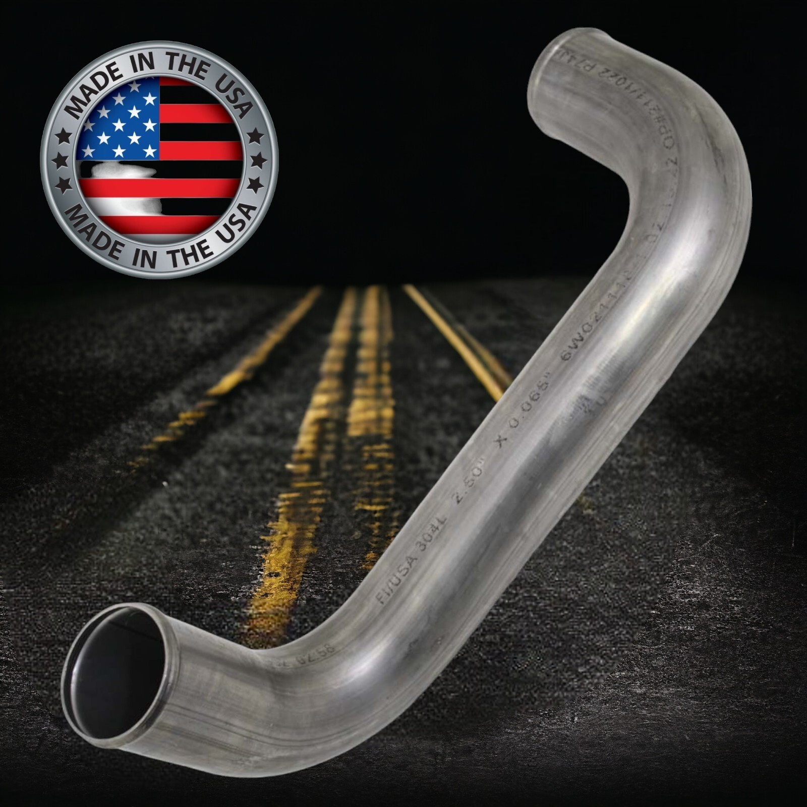 Upper Coolant Tube Fits Peterbilt 379 Stainless Steel Cat C15 C16 3406E ...