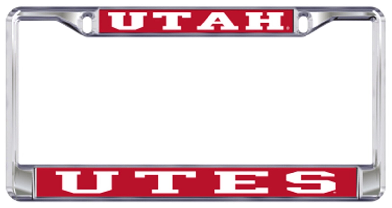 Utah Utes Chrome License Plate Tag Frame Licensed NCAA | eBay