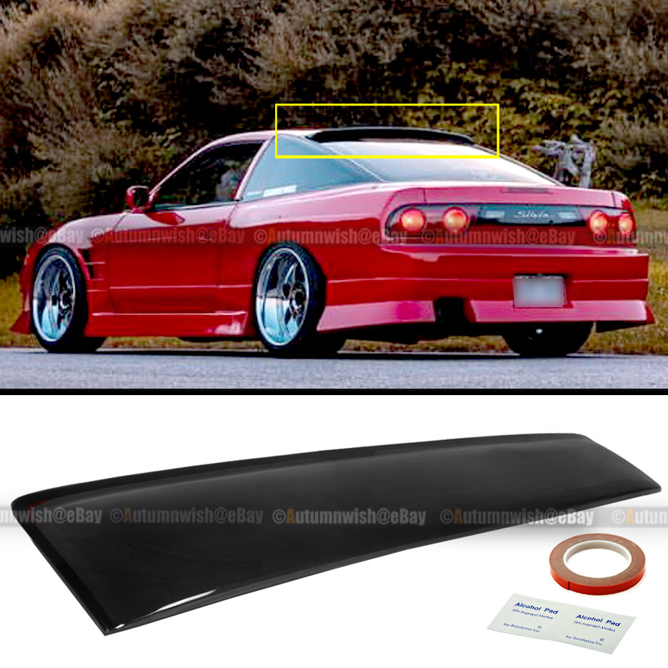 Fit 89-94 240SX S13 Hatchback Rear Window Roof Sun Rain Shade Vent ...