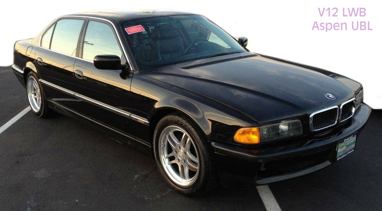 BMW 7 series E38 91-04 V12 pre-facelift front bumper + chrome trims # ...