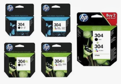 HP 304/HP 304XL Ink Cartridges Genuine Original | eBay UK